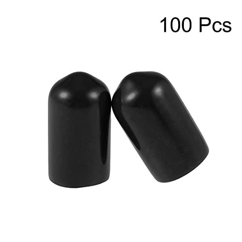 GetUSCart- uxcell 100pcs Rubber End Caps 7.5mm ID Vinyl Round Tube Bolt ...