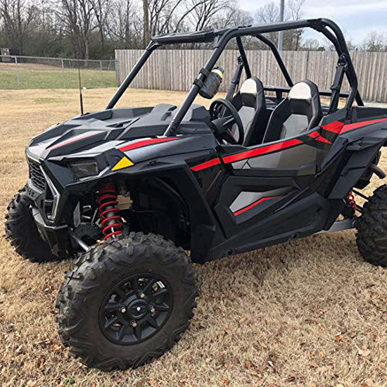 GetUSCart- kemimoto UTV Roll Bar Drink Cup Holder with Mesh Pocket ...