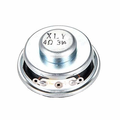 GetUSCart- uxcell 3W 4 Ohm DIY Speaker 40mm Round Shape Replacement Loudspeaker 2pcs