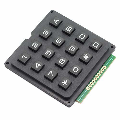 Getuscart Tegg 1pc 4x4 Keypad Mcu Boar Matrix Array Switch Tactile Keypad 16 Button For Arduino