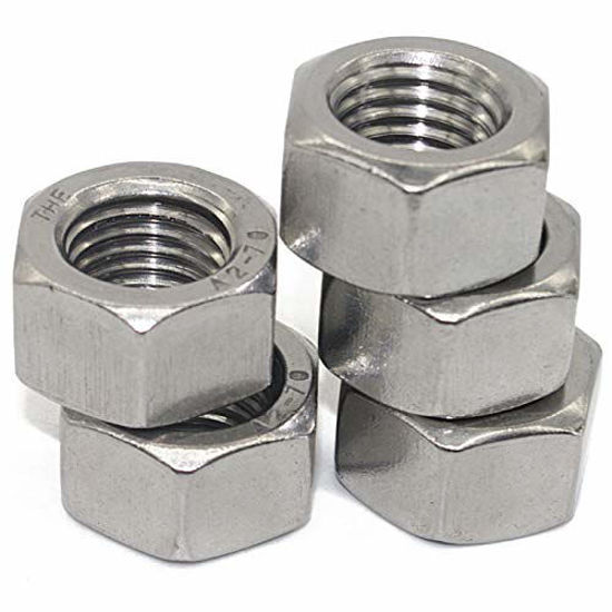 GetUSCart- Fullerkreg 1/2-13 Stainless Steel Finished Hex Nut, 304 ...