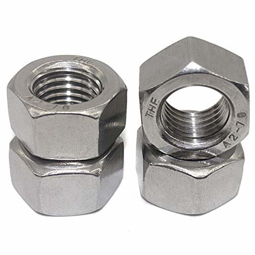 GetUSCart- Fullerkreg 1/2-13 Stainless Steel Finished Hex Nut, 304 ...