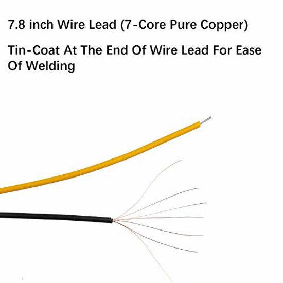 GetUSCart- EDGELEC 30pcs 12 Volt 3mm Blue Flicker LED Lights Emitting ...