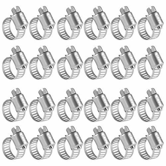 GetUSCart- Winlong Stainless Steel Hose Clamps - 24 Pack Worm Gear ...