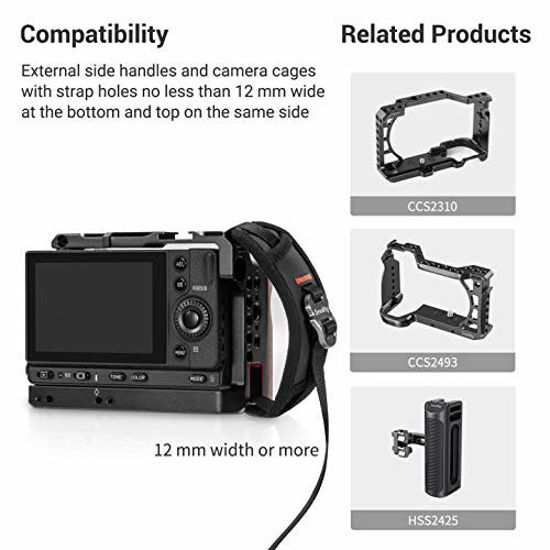 GetUSCart- SmallRig Camera Cage Wrist Strap, Universal Quick Adjustable ...