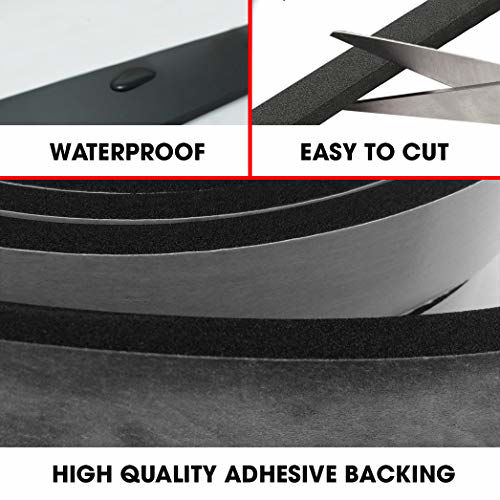 GetUSCart- Neoprene Foam Strip Roll by Dualplex, 1" Wide x 10' Long x 1/16" Thick, Weather Seal ...