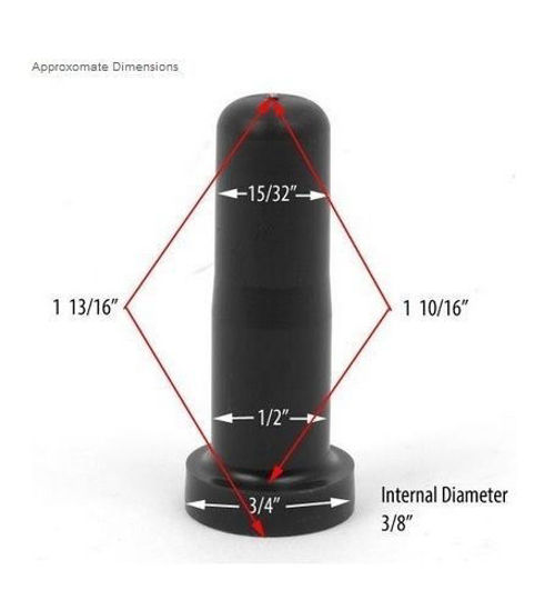 GetUSCart- Leggett & Platt Bedframe 1/2" Wheel/Caster Socket Sleeve Plastic Inserts/Plugs/Caps ...