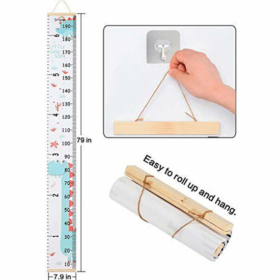 GetUSCart- Smlper Growth Chart for Kids,Child Height Chart Ruler for ...