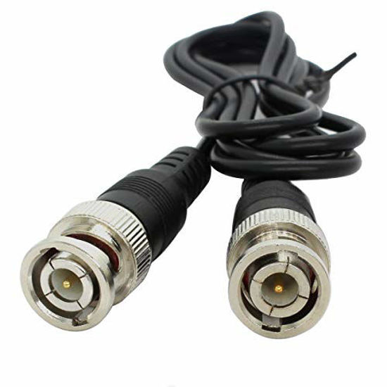 GetUSCart- ANVISION 4-Pack Black 1m 3.3ft BNC Male to BNC Male Jumper ...