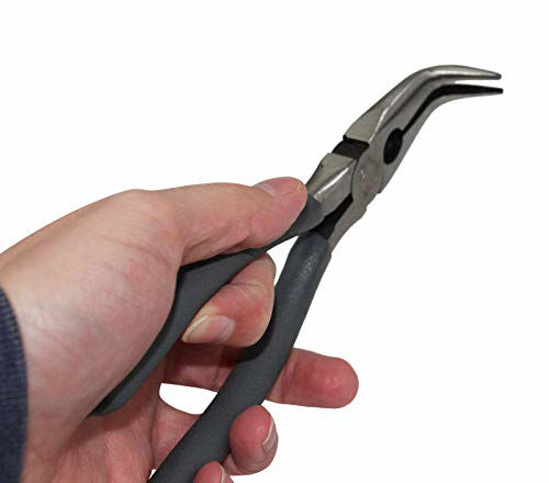GetUSCart- ION TOOL 7? Angled Needle Nose Pliers - 90 Degree Bent Nose ...