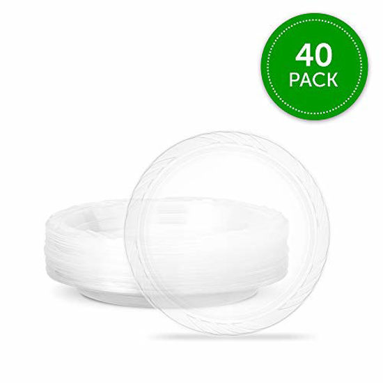 GetUSCart- Plasticpro 7'' inch Premium Crystal Clear Disposable Plastic ...