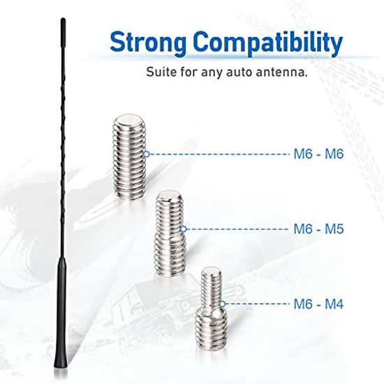 GetUSCart- Eightwood Universal Vehicle Antenna Replacement 16 inch, AM ...