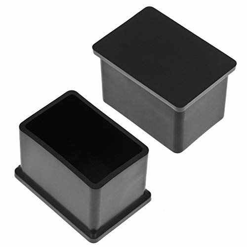 GetUSCart- Bonsicoky 20Pcs Rectangle Rubber Furniture Leg Caps 1" x 1-1 ...