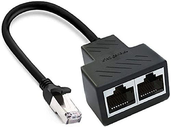 GetUSCart- Ethernet Splitter RJ45 Network Adapter, MVBOONE Ethernet 1 ...