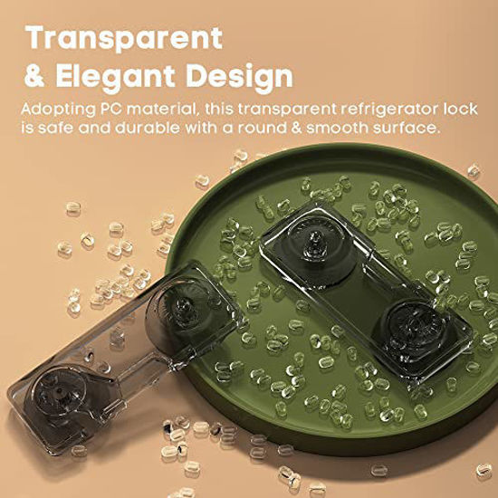 GetUSCart- EUDEMON 2 Pack Childproof Refrigerator Lock, Baby Safety ...