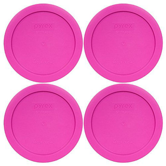 GetUSCart- Pyrex 7201-PC Pink Food Storage Replacement Lid Covers - 4 Pack