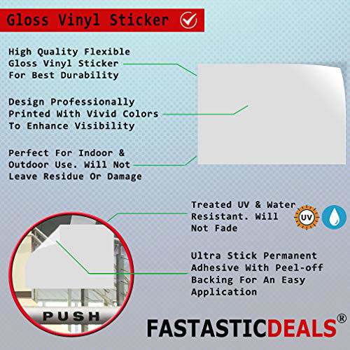 GetUSCart- Caution Used Oil Hazard Waste Label Decal Sticker 10 Inches ...