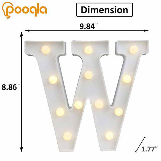 GetUSCart- LED Marquee Letter Lights Sign, Light Up Alphabet Letter for ...