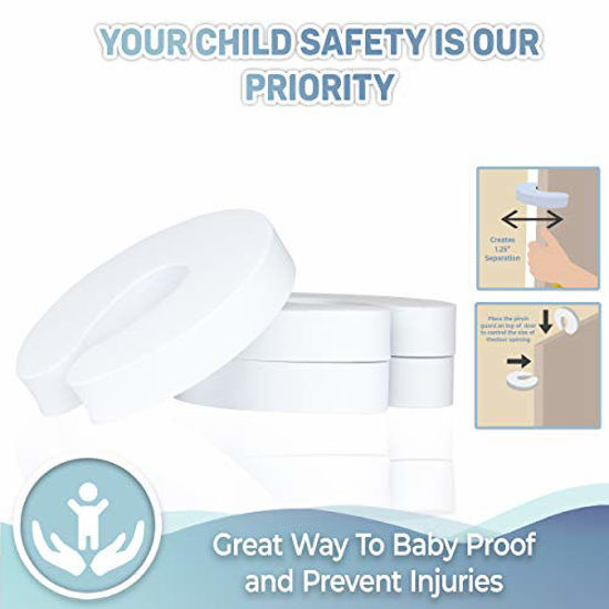 GetUSCart- Budding Sprout Durable Door Pinch Guards (6-Pack) Slick-Safe ...