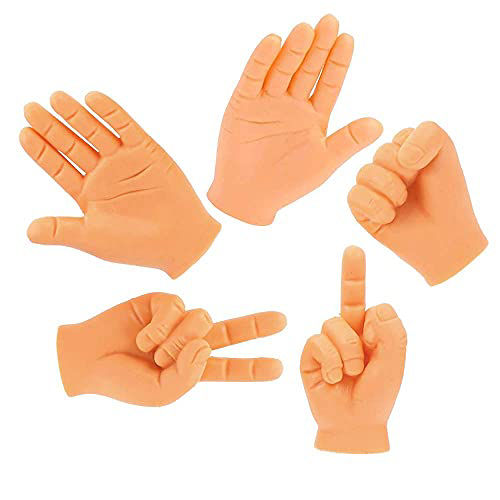 GetUSCart- AQKILO Tiny Hands Miniature Little Hands Finger Puppets Mini ...