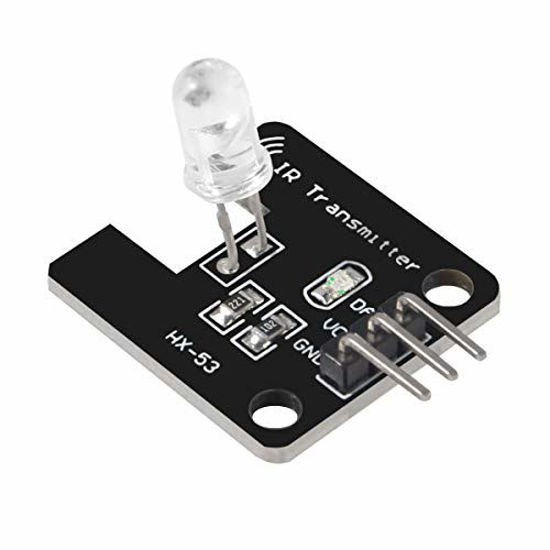 GetUSCart- Dorhea 4Pcs Digital 38khz Ir Receiver Sensor Module + 4Pcs 38khz Ir Transmitter ...