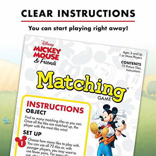 GetUSCart- Mickey Mouse & Friends Matching Game