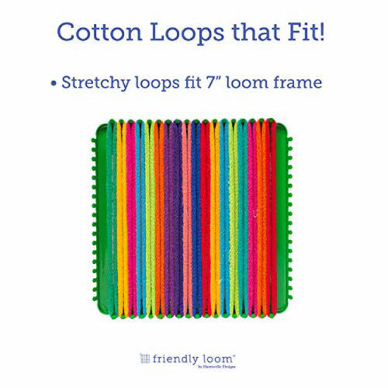 GetUSCart- "Friendly Loom Potholder Cotton Loops 7"" Traditional Size ...