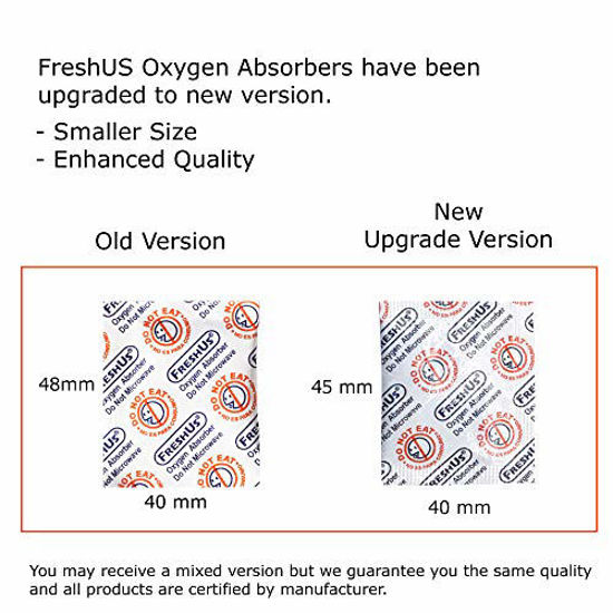 GetUSCart- FreshUs 100cc Oxygen Absorber(100 packets in a bag, Total ...