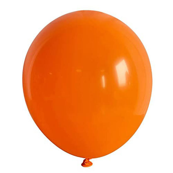 GetUSCart- 100 Pack 12 Inch Orange Matte Latex Balloons Premium Helium ...