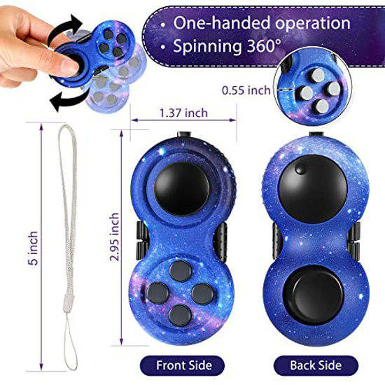 GetUSCart- 2 Pieces Fidget Pad Sensory Fidgets Controller Pad Handheld ...