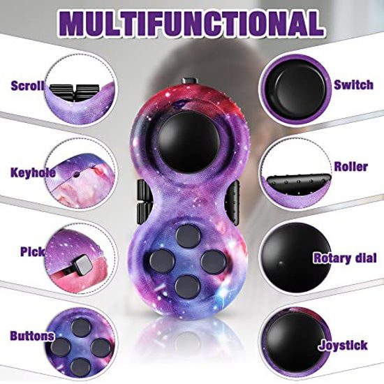GetUSCart- 2 Pieces Fidget Pad Sensory Fidgets Controller Pad Handheld ...