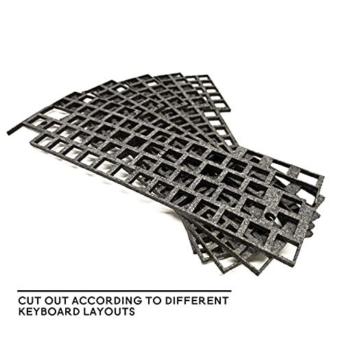 GetUSCart- Switch Sound Dampeners Sheet Soft Landing Pads Dimple Foam ...