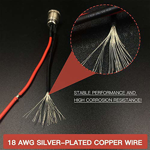 GetUSCart- 8Pack Female DC Threaded Barrel Jack Panel Adapter 5.5mm x 2 ...