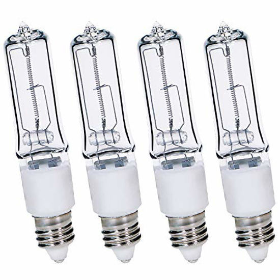 GetUSCart- 4-Pack JDE11 120V 100W Dimmable Halogen Bulb T4 Mini ...