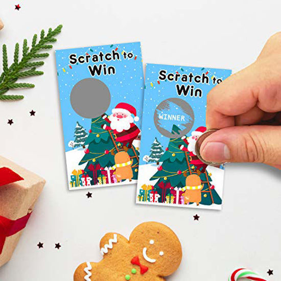 GetUSCart- Christmas Scratch Off Cards (40 Pack) Christmas Party Game ...