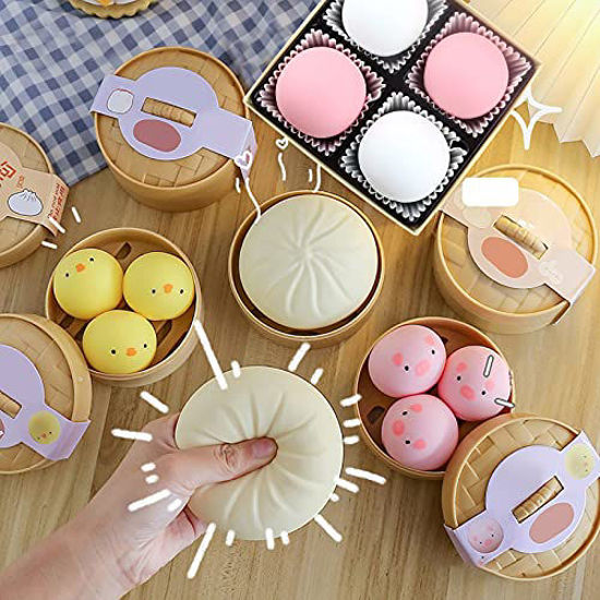 GetUSCart- ZJRUI Dumpling Stress Ball Fidget Toy, Dumpling Squishy ...