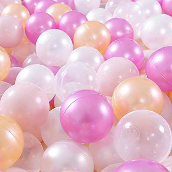GetUSCart- Ball Pit Balls - Pack of 100 - Pearl 5 Pestel Colors BPA ...