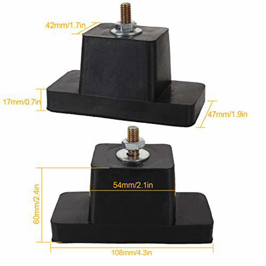 GetUSCart- 8 Pack Air Conditioning Bracket Cushion Anti-Vibration Air ...