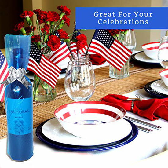 GetUSCart- 200 ft Blue Cellophane Wrap Roll (16 in x 200 ft) - Colored ...