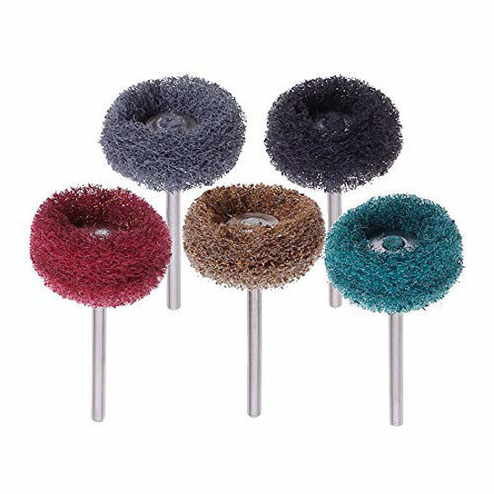 GetUSCart- 100 Pack Abrasive Wheels, Rocaris 1" (25mm) Abrasive Buffing ...