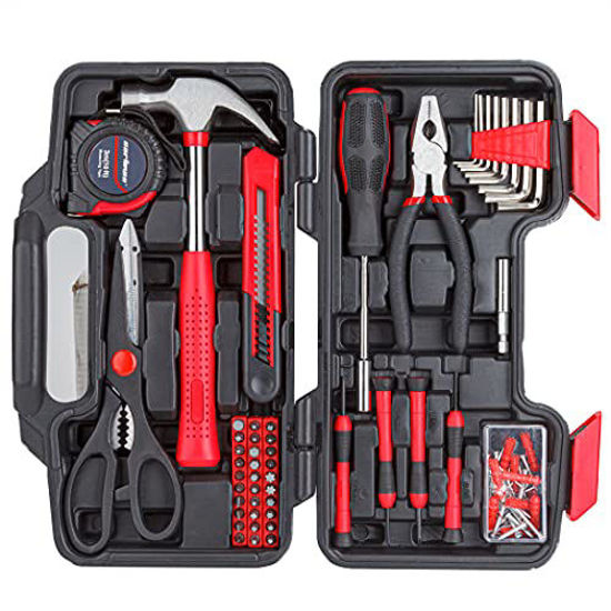 GetUSCart- Cartman Red 126Pk Tool Set General Household Hand Tool Kit ...