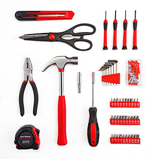 GetUSCart- Cartman Red 126Pk Tool Set General Household Hand Tool Kit ...