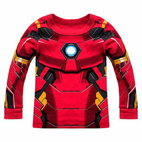 GetUSCart- Marvel Iron Man Costume PJ PALS for Boys, Size 8