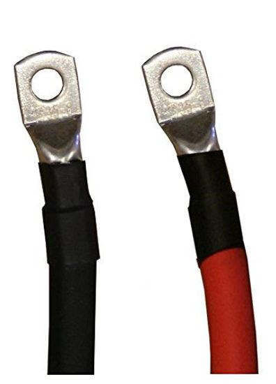 GetUSCart- 6 AWG Gauge Red + Black Pure Copper Battery Inverter Cables ...