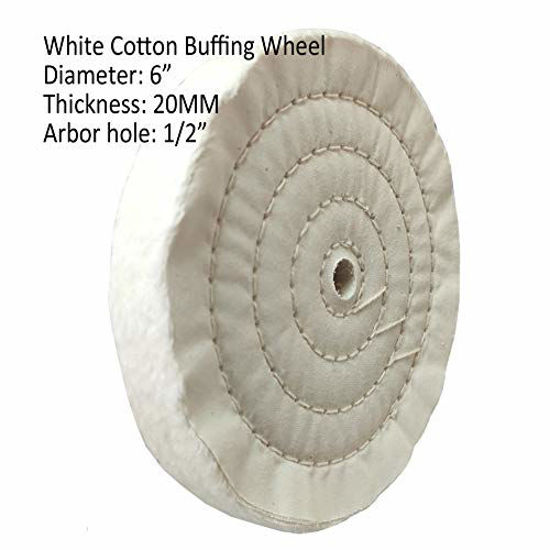 GetUSCart- PURUI 6" Buffing Polishing Wheel With Polishing Compound Kit ...
