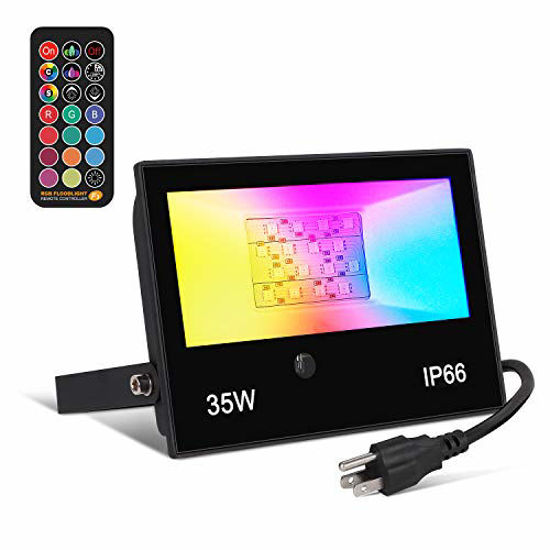 GetUSCart- LED Flood Light RGB Color Changing Lights Outdoor ...