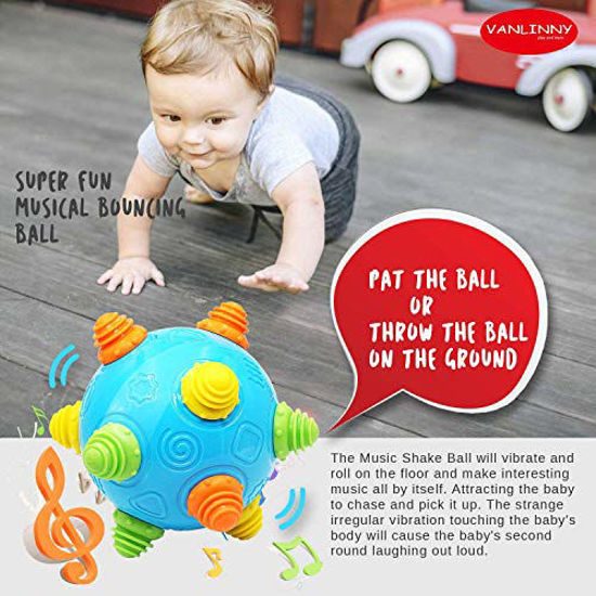GetUSCart- Toddlers Baby Music Shake Ball Toy- VANLINNY Bumble Ball for ...