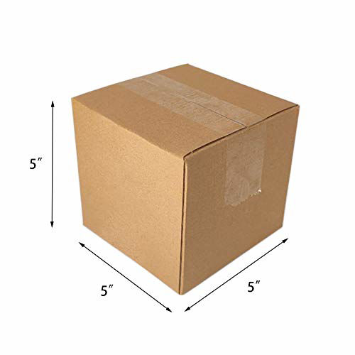 GetUSCart- 40 Pack 5x5x5 inch Corrugated Boxes Mailer- Corrugated ...