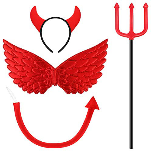 GetUSCart- Skylety Halloween Devil Costume Set Red Demo Costume ...