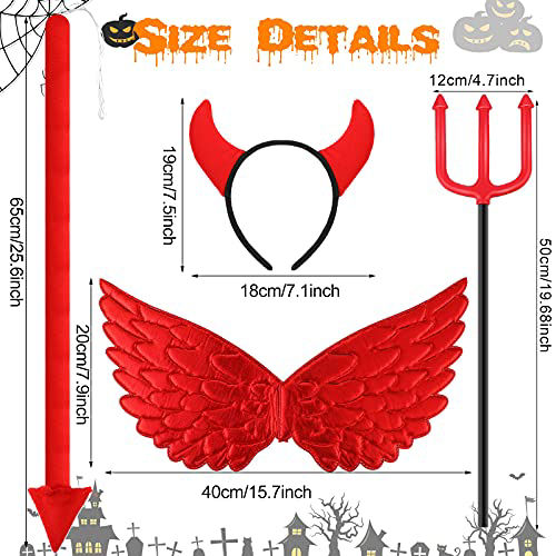 Getuscart Skylety Halloween Devil Costume Set Red Demo Costume